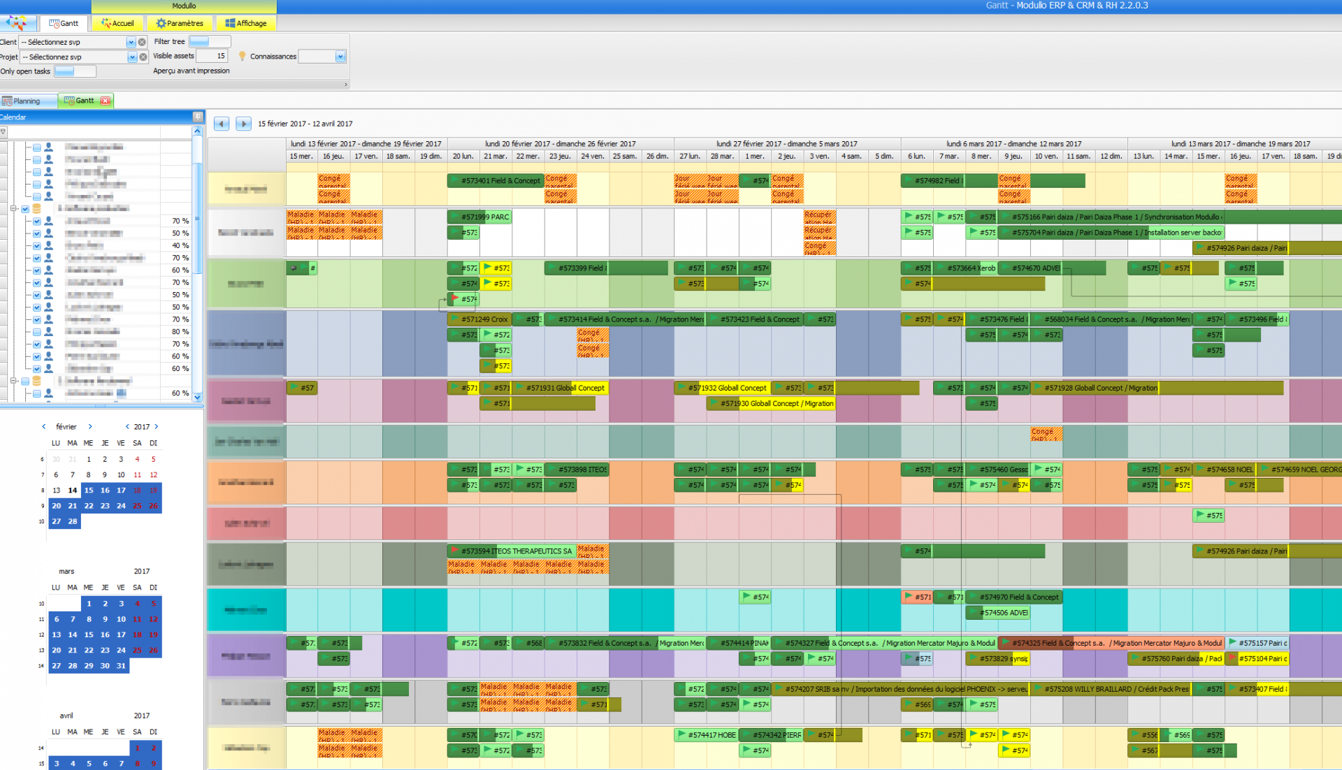 Beheer de timesheets van uw team met modullo planning